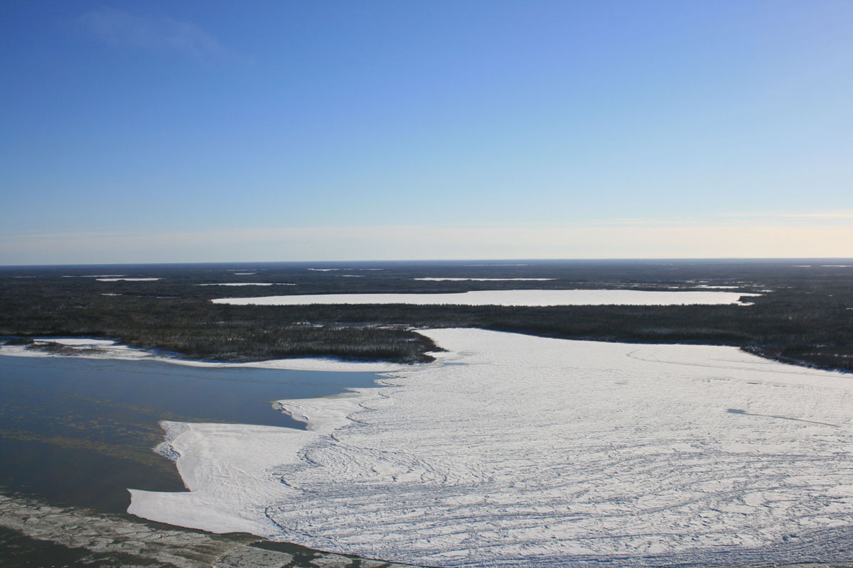 Ice Boom In Nelson River | Geniglace