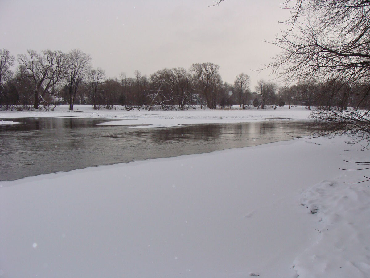 Ice Control Boom in Rideau River | Geniglace