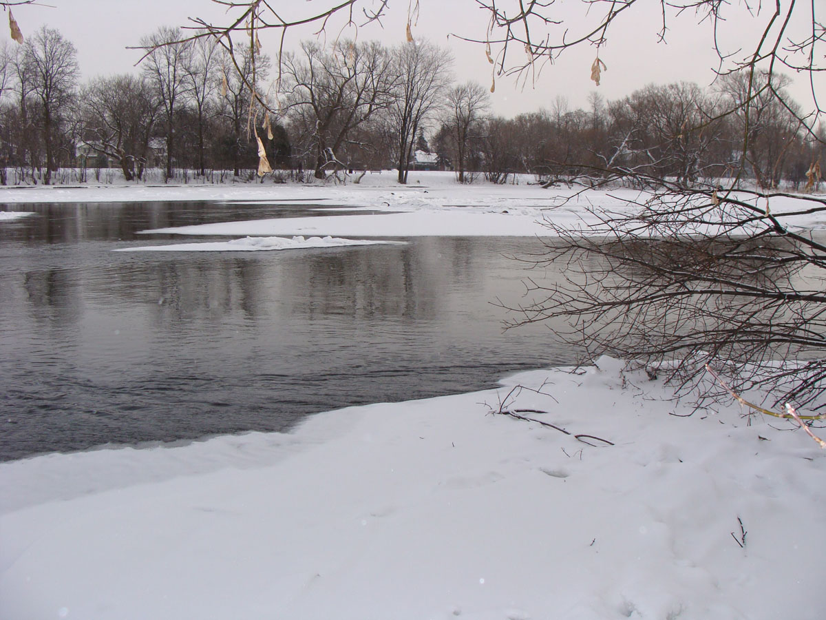 Ice Control Boom in Rideau River | Geniglace